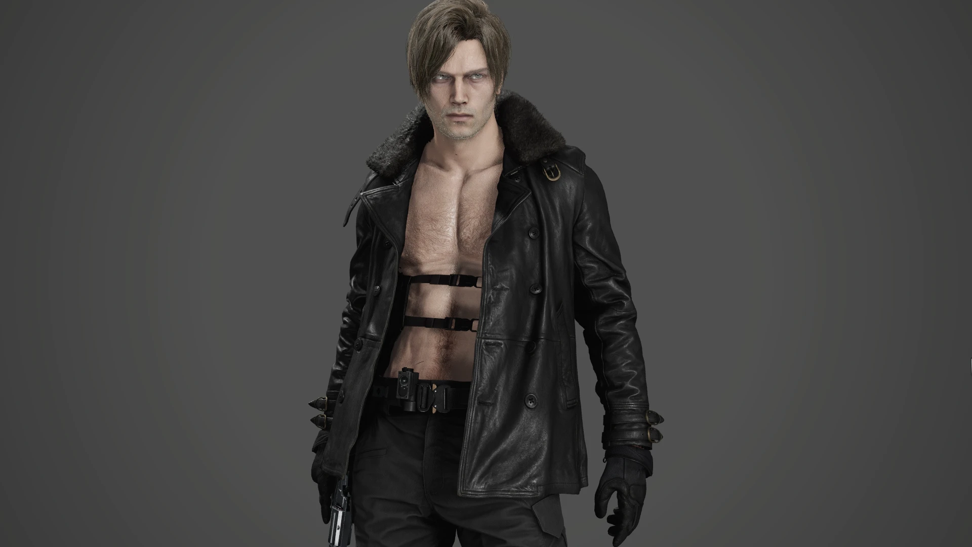 Resident Evil Requiem Mod Lets Players Play as a Shirtless Leon ...